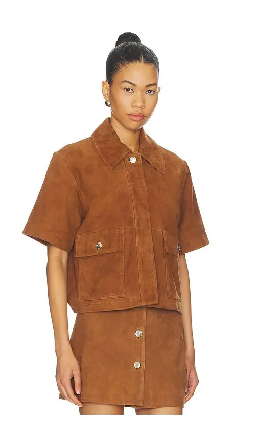 ALIGNE Jane Suede Shirt