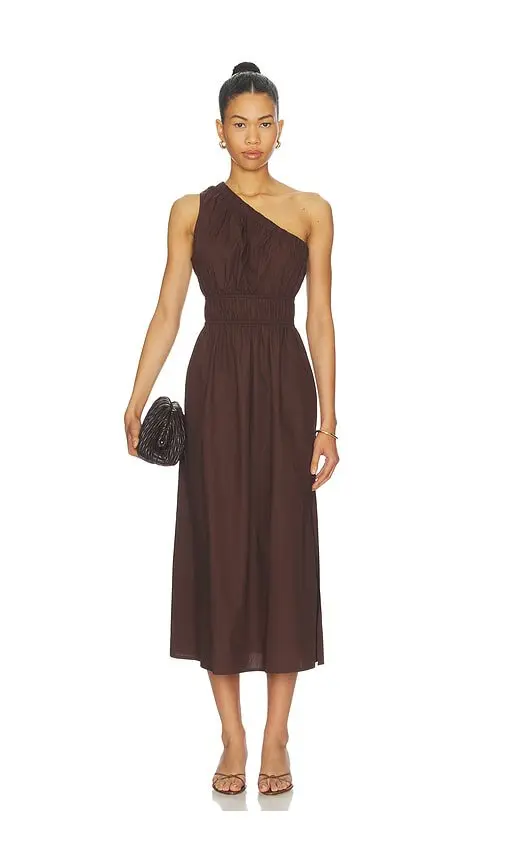 Rails Selani One-shoulder Dress - Espresso