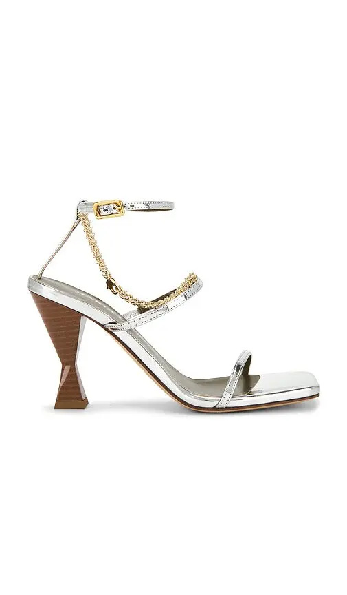 MARIA LUCA Ofelia High Clessidra Sandal - Silver