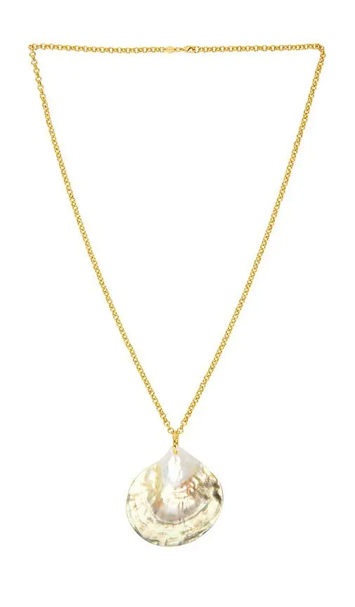 Anni Lu Golden Shell Pendant Necklace - Gold