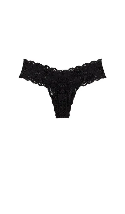 Cosabella Never Say Never Cutie 3 Pack Thong - Black
