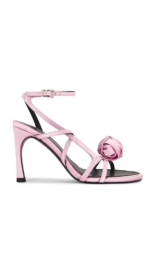 ROTATE BY BIRGER CHRISTENSEN Satin Sandal - Begonia Pink