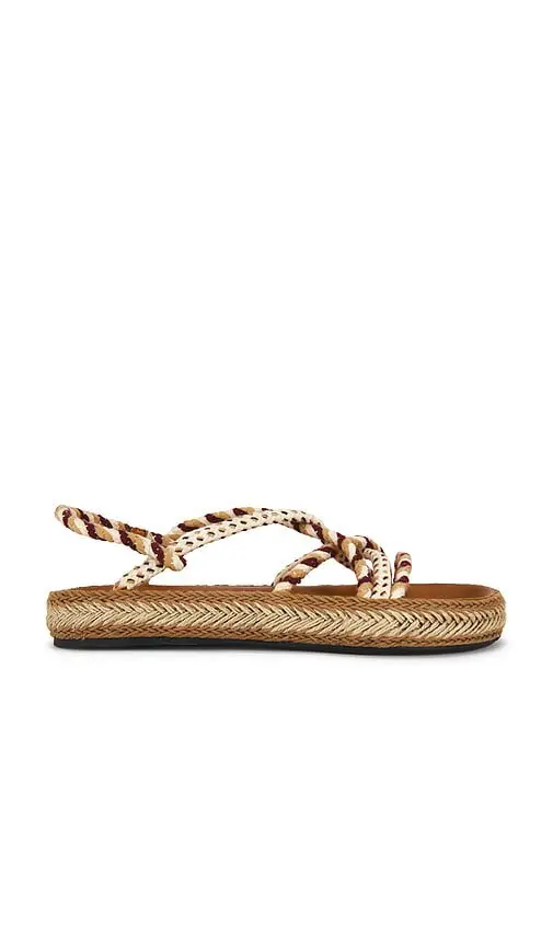 Isabel Marant Kitza Sandal - Multicolor Beige