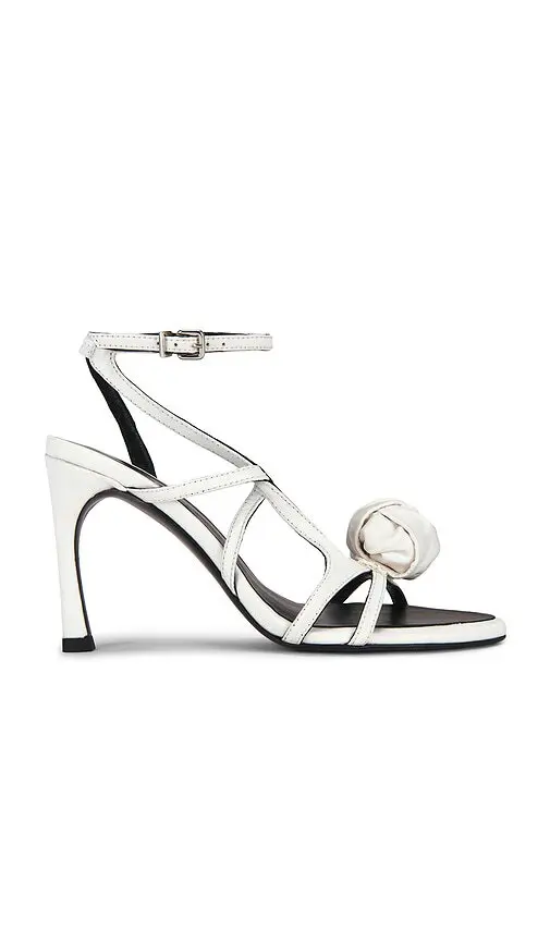 ROTATE BY BIRGER CHRISTENSEN Satin Sandal - Bright White
