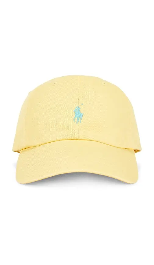 Polo Ralph Lauren Twill Sport Cap In Lemon - Corn Yellow