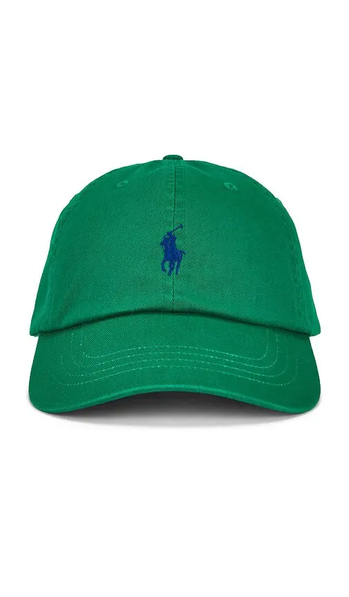 Polo Ralph Lauren Twill Sport Cap In Green - Billiard Green