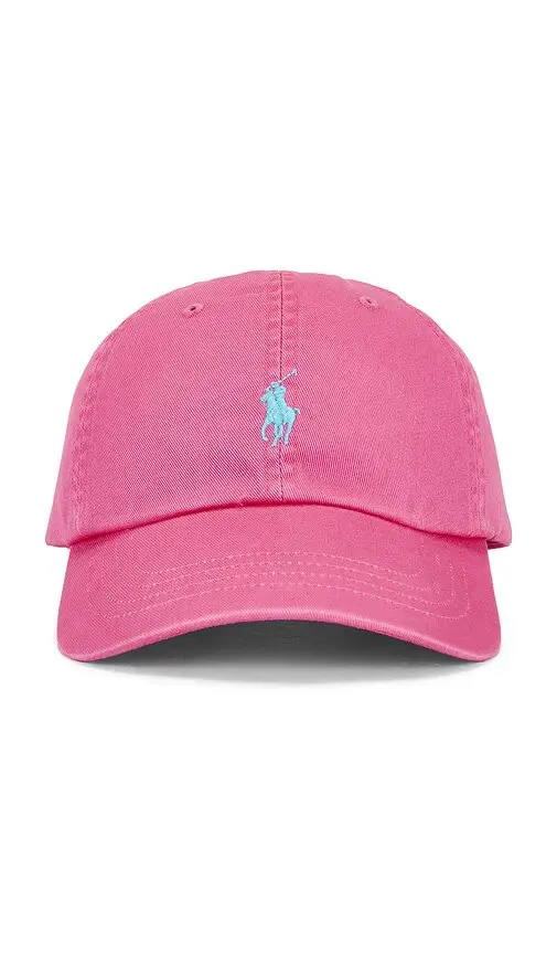 Polo Ralph Lauren Twill Sport Cap In Fuchsia - Baza Pink