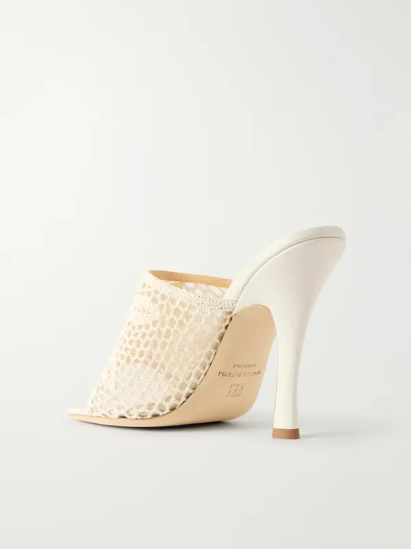 Magda Butrym Crocheted Open Toe Sandals