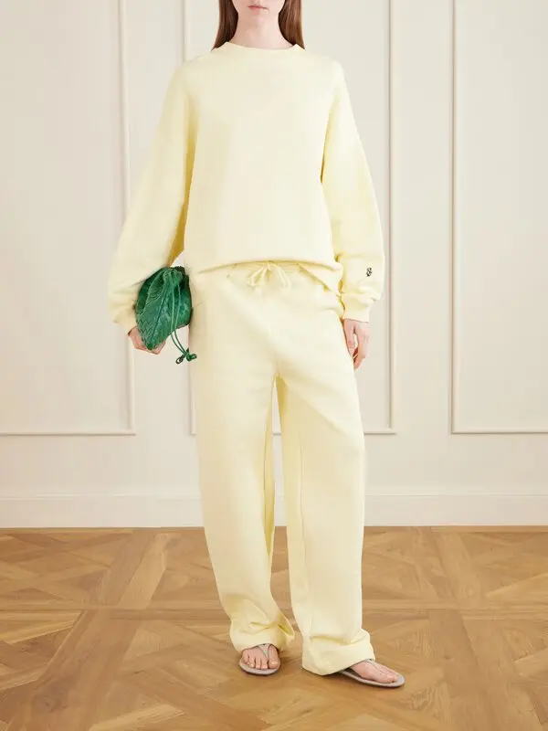THE ELDER STATESMAN Coast Cotton-jersey Sweatpants