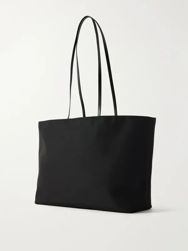 VALESQUE Parcel Leather-trimmed Tote Bag