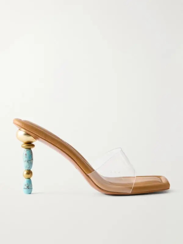 Cult Gaia Mahina Mules - Brown
