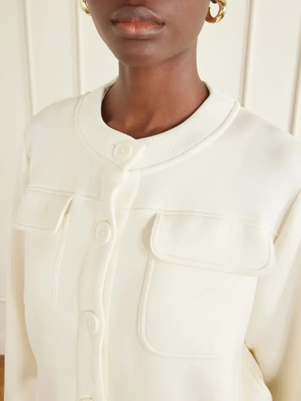 Varley Cropped Cardigan - Neutrals