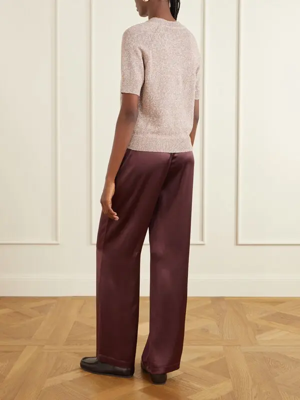 Varley Cotton And Linen-blend T-shirt