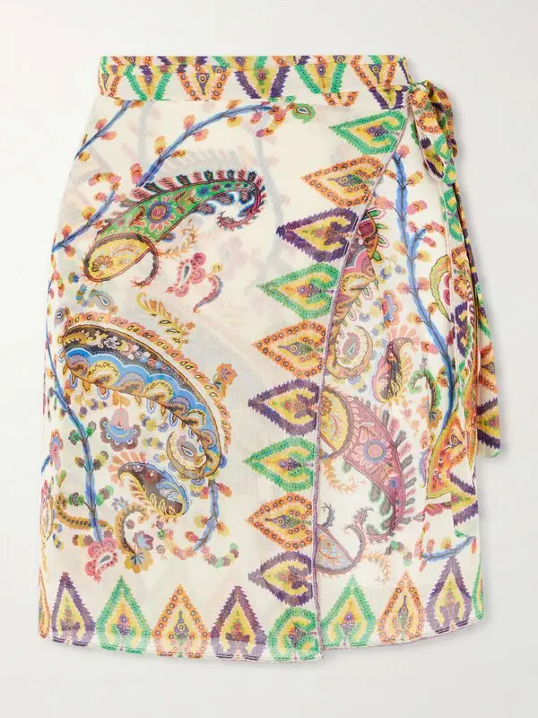 Etro Printed Voile Coverup - Multi