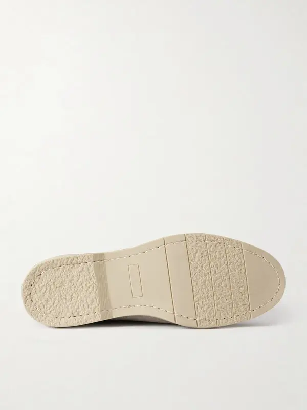 George Cleverley Mayfair Ii Collapsible-heel Suede Loafers