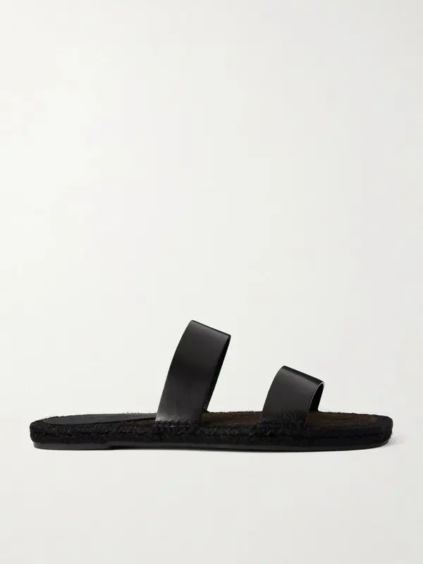 CastaÑer Kenny Leather Sandals - Black