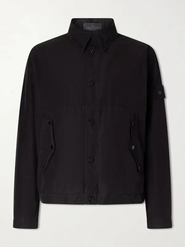 Stone Island Ghost David Garment-dyed Canvas Jacket