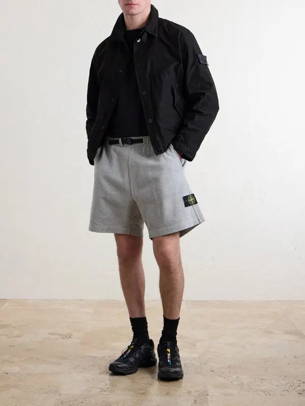 Stone Island Ghost David Garment-dyed Canvas Jacket