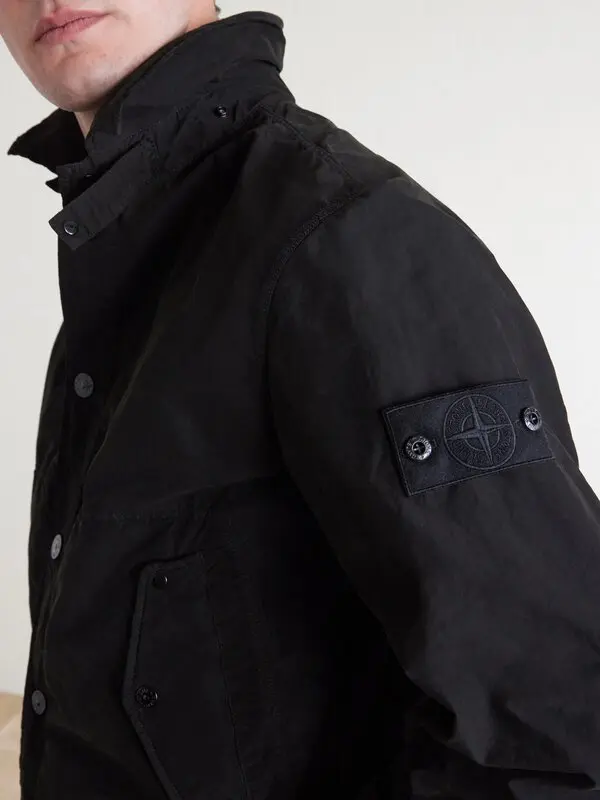 Stone Island Ghost David Garment-dyed Canvas Jacket