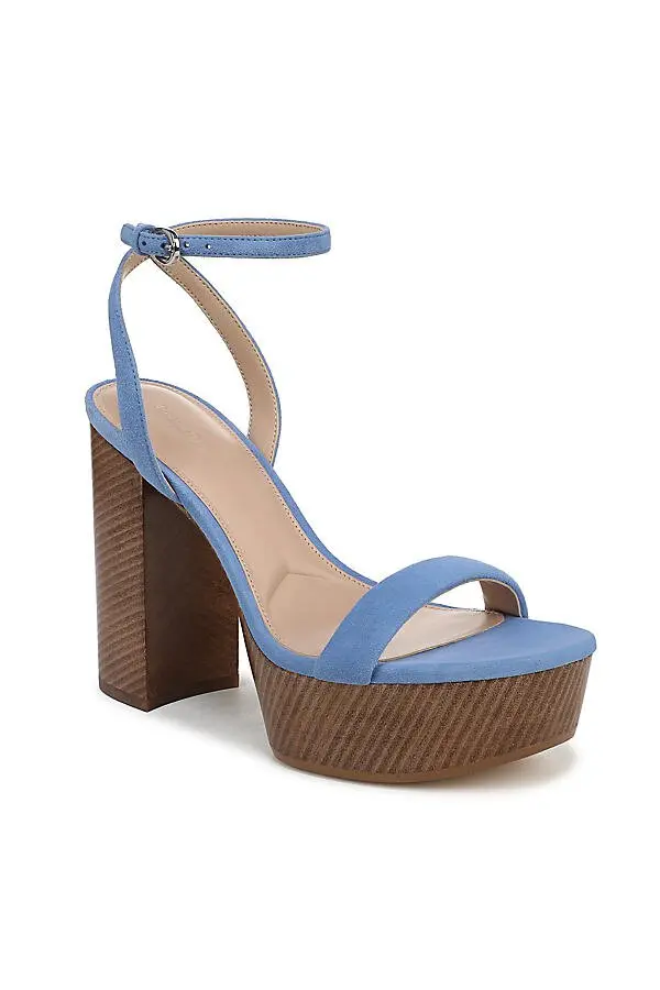 FAVORITE DAUGHTER Ankle-strap Platform Sandals - Blue