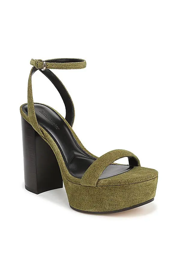 FAVORITE DAUGHTER Ankle-strap Platform Sandals - Green