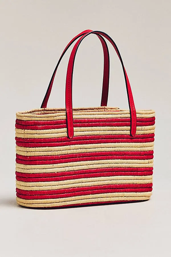 Poolside The Capri Raffia Tote Bag - Natural
