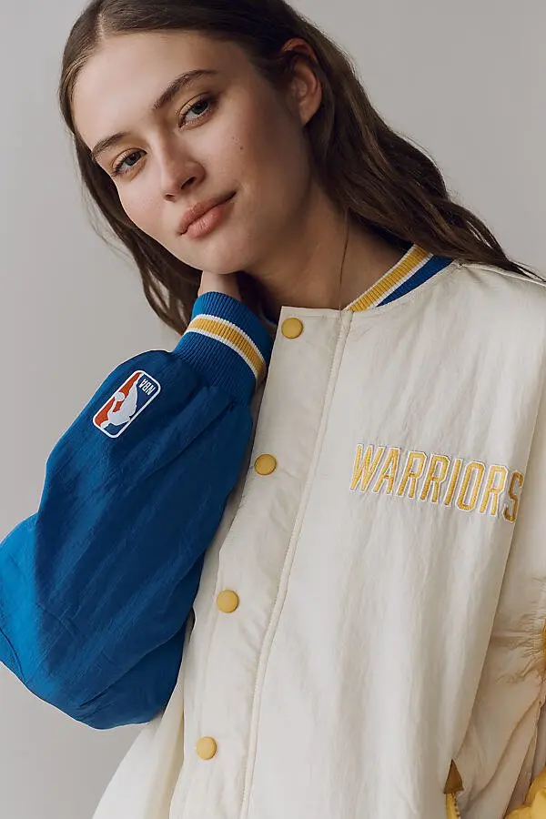 Terez Nba Bomber Jacket - Warriors