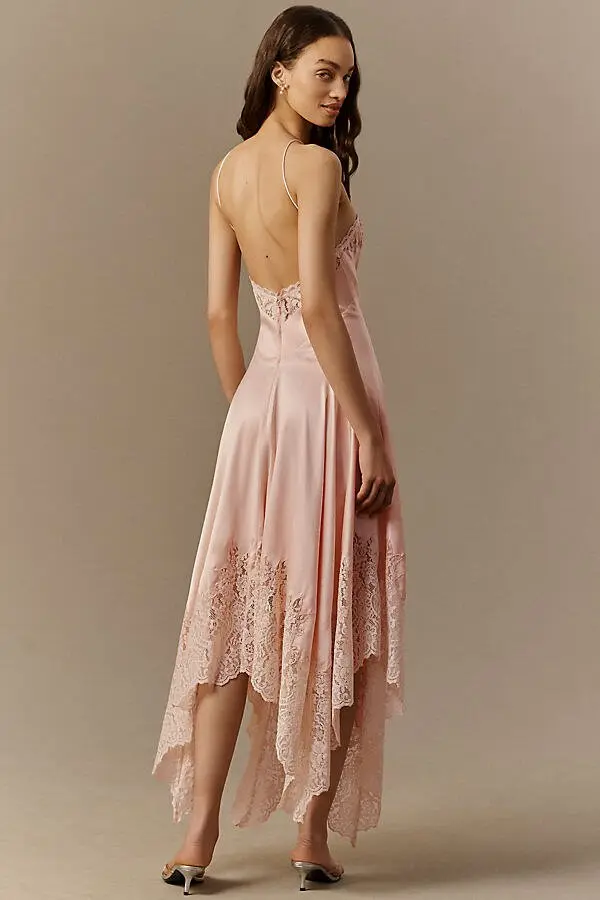 Mac Duggal Embellished Halterneck Maxi Slip Dress