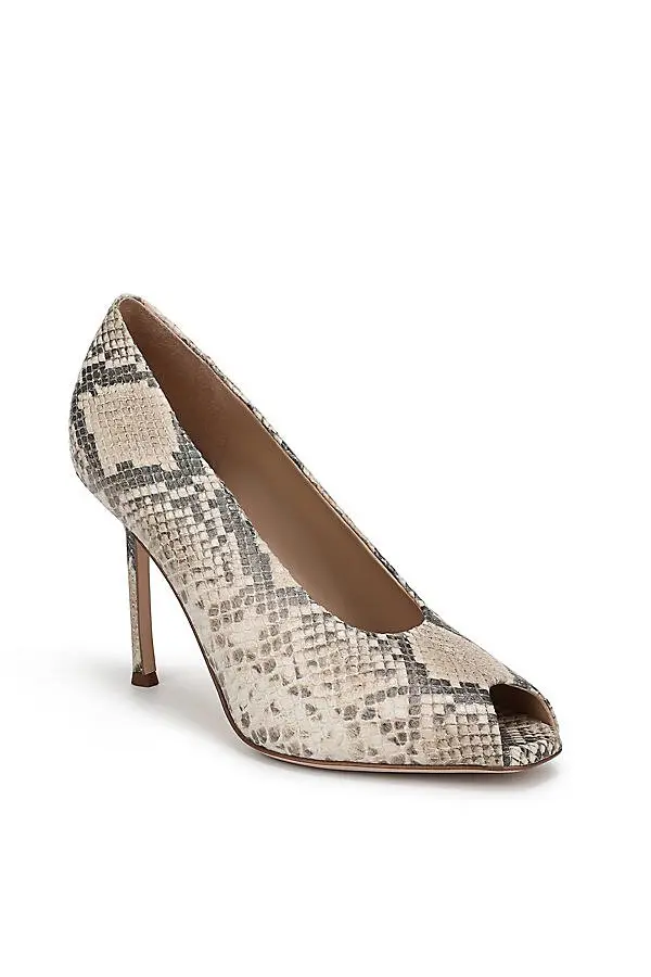FAVORITE DAUGHTER Yara Peep-toe Pumps - Snake