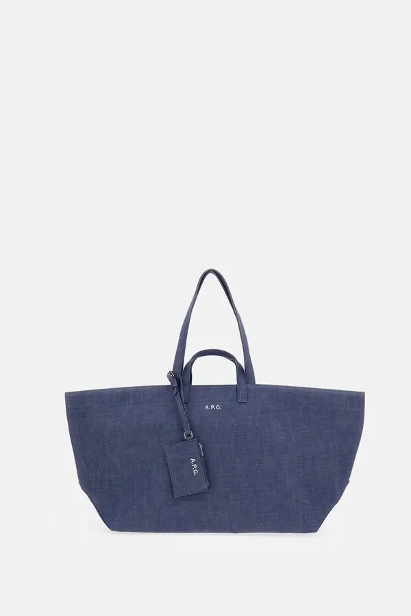 A.p.c. Large Le Drummer Tote Bag - Blue