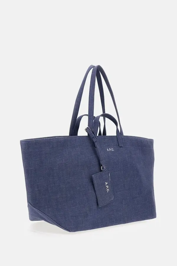 A.p.c. Large Le Drummer Tote Bag - Blue