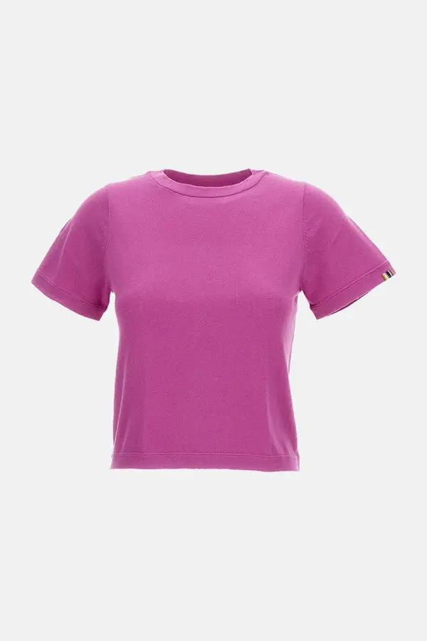 Extreme Cashmere T-shirt No. 267 Tina - Viola