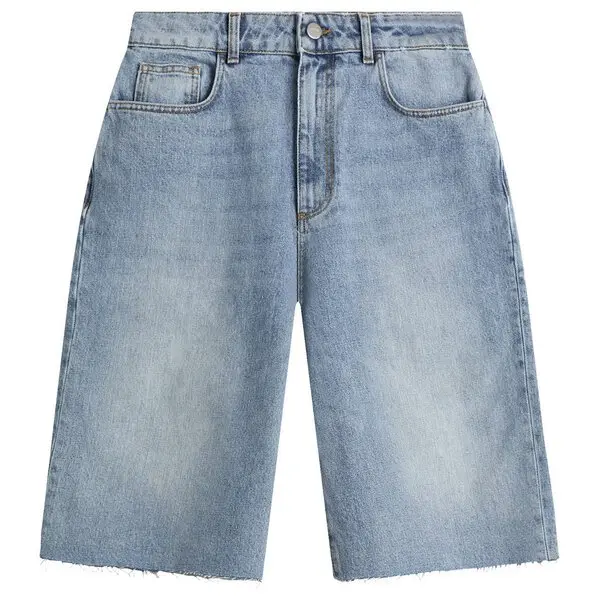 RÓHE Rohe Baggy Fit Denim Shorts - Classic Blue