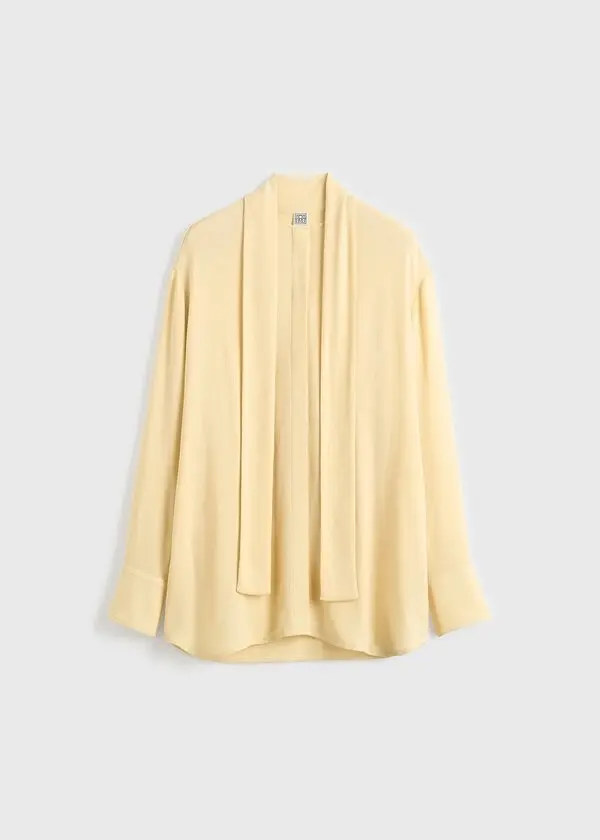 TOTEME Long Scarf Blouse