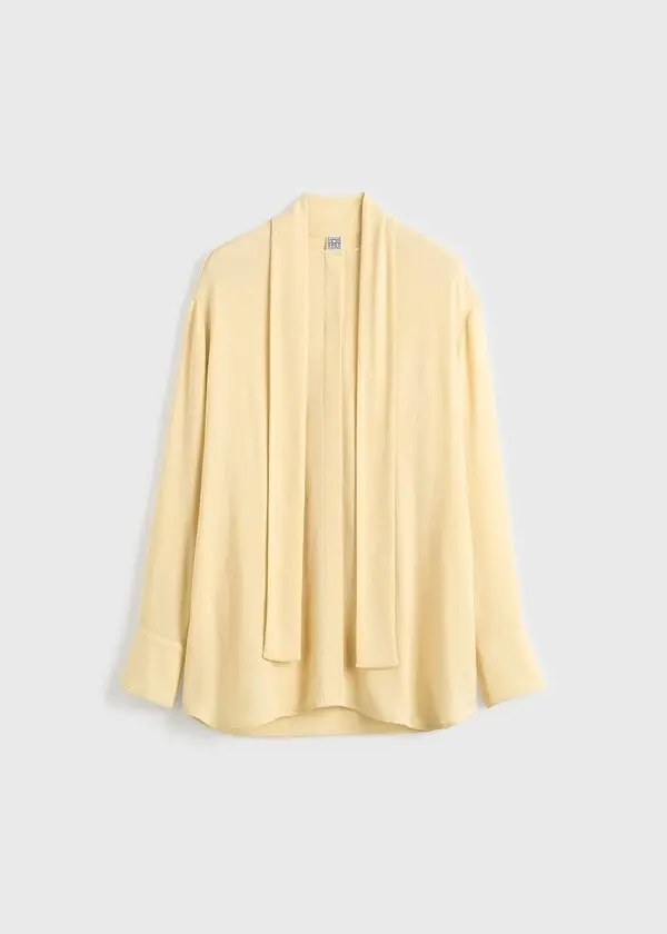 TOTEME Long Scarf Blouse
