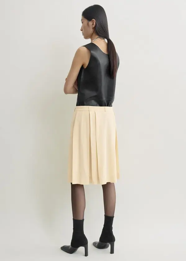 TOTEME Pleated Wrap Skirt