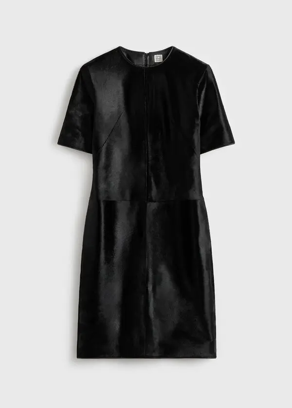 TOTEME Leather T-shirt Dress