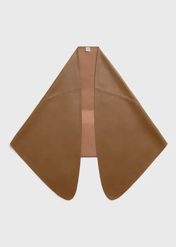 TOTEME Big Leather Scarf - Copper