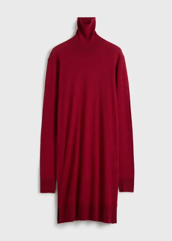 TOTEME Turtleneck Dress - Red