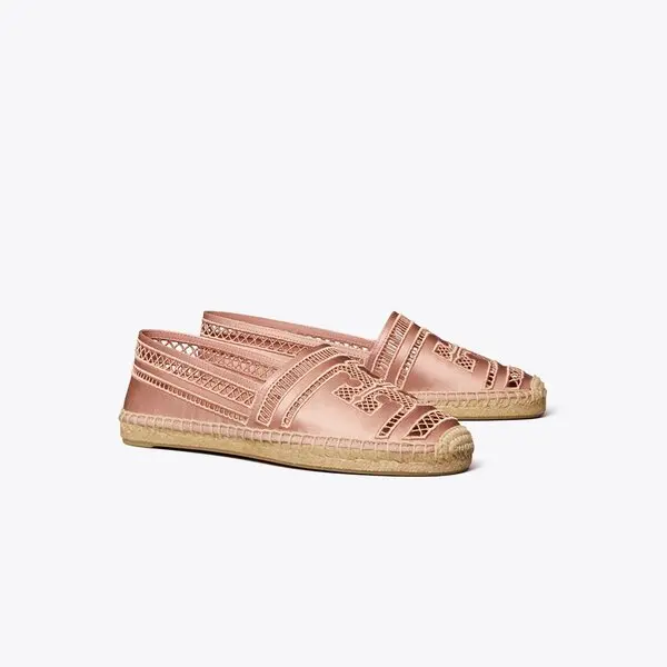 Tory Burch Open Weave Espadrille - Vintage Mauve