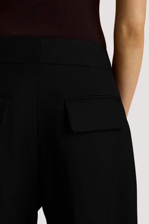 Marina Moscone Cocoon Trousers In Virgin Wool - Black