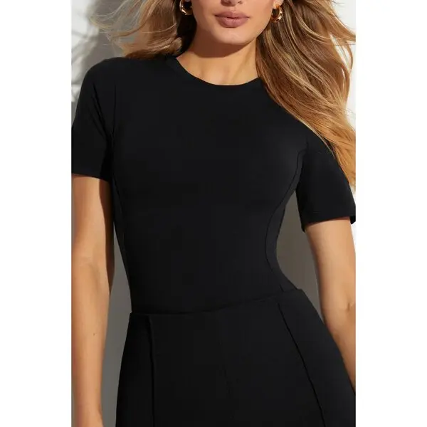 TA3 Shaping Short Sleeve Tee - Black