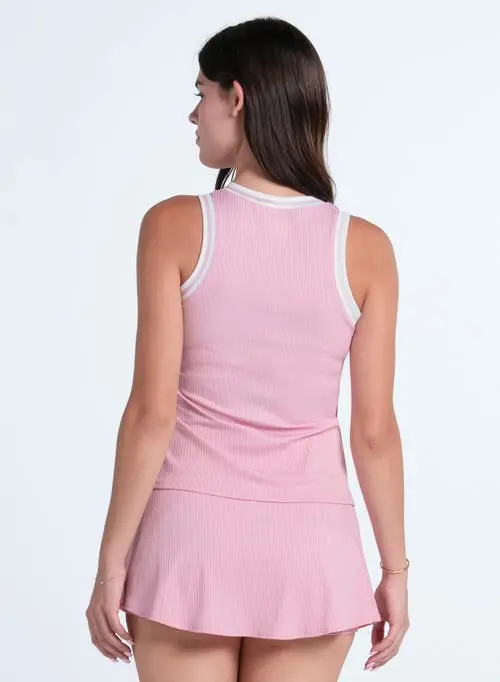 Lucky In Love Paris Weave Tank