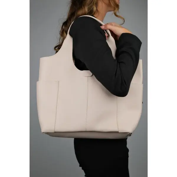 PROLOGUE SHOES Amaya Shoulder Bag - Cream