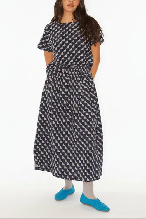 Ace & Jig Rara Reversible Midi Skirt - Dungaree