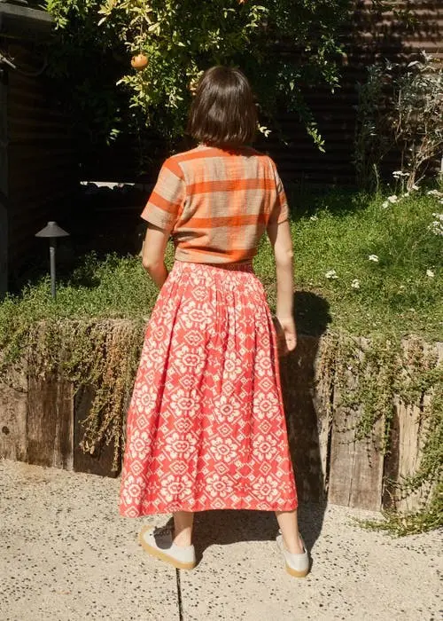 Ace & Jig Rara Reversible Midi Skirt - Love