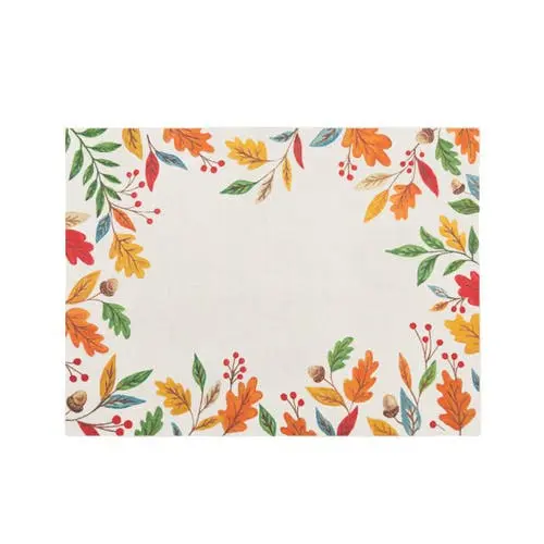 C&F HOME Harvest Leaves Set Of 6 Placemats 14" X 20
