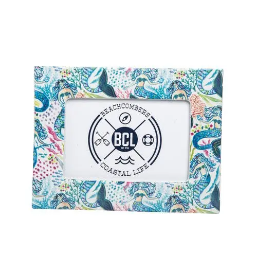 BEACHCOMBERS Mermaid Garden 8" X 6" Photo Frame Mermaids - Blue