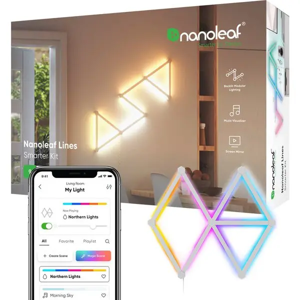 NANOLEAF Lines 60 Degrees Smarter Kit