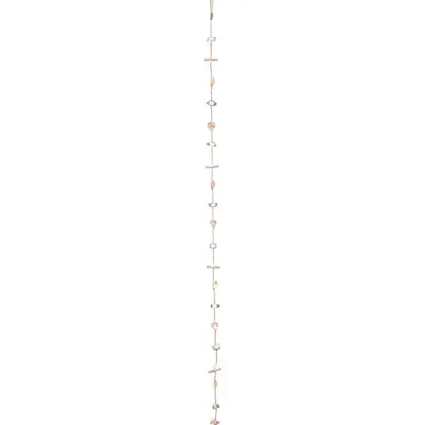 BEACHCOMBERS 78" Glass Shell String Lights